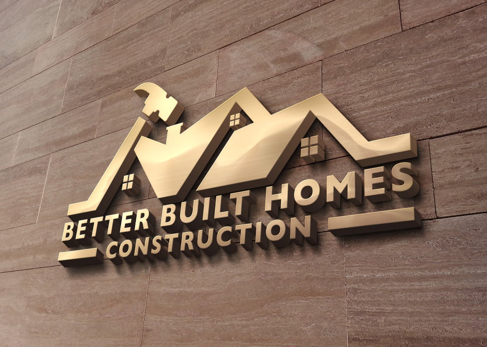Logo Design - Construction Company Logo | Roofing Business Logo | Hand – Cinco Creative