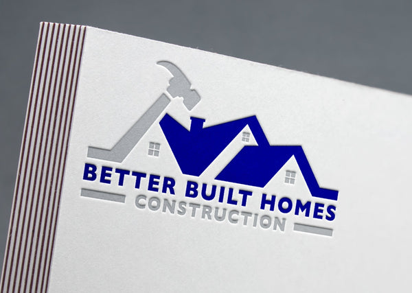 Logo Design - Construction Company Logo | Roofing Business Logo | Hand – Cinco Creative