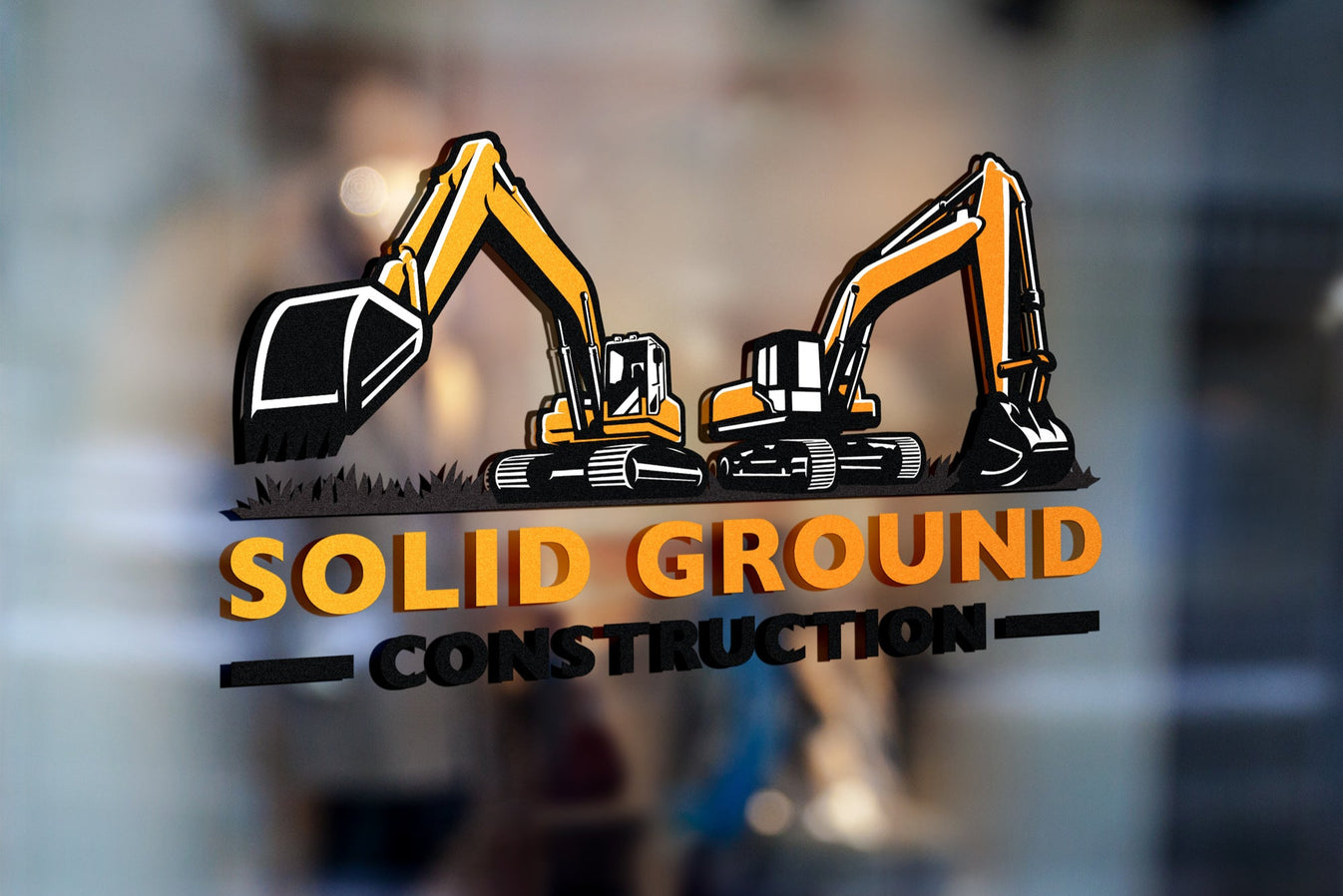Logo Design - Excavation Business Logo | Construction Logo | Excavator – Cinco Creative