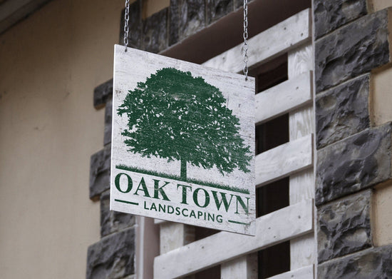 Logo Design - Tree Service Logo | Oak Tree Logo | Landscaping Business ...